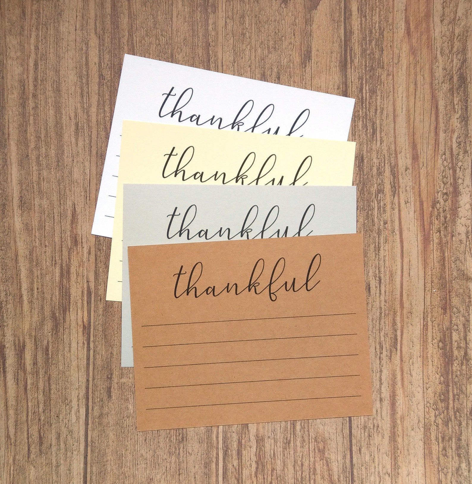 Thankful Cards - Gratitude Activity for Thanksgiving Gathering - Etsy