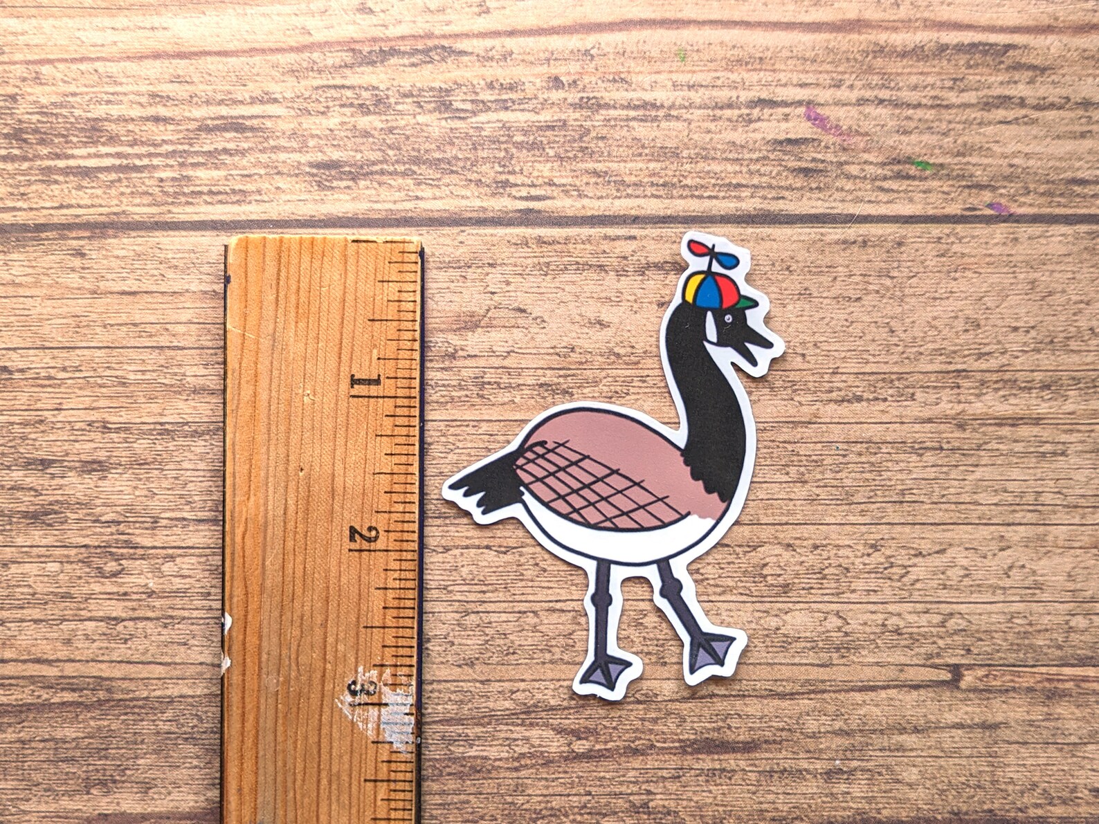 Silly Goose Juice Vinyl Sticker - Cute Canada Goose Water Resistant ...
