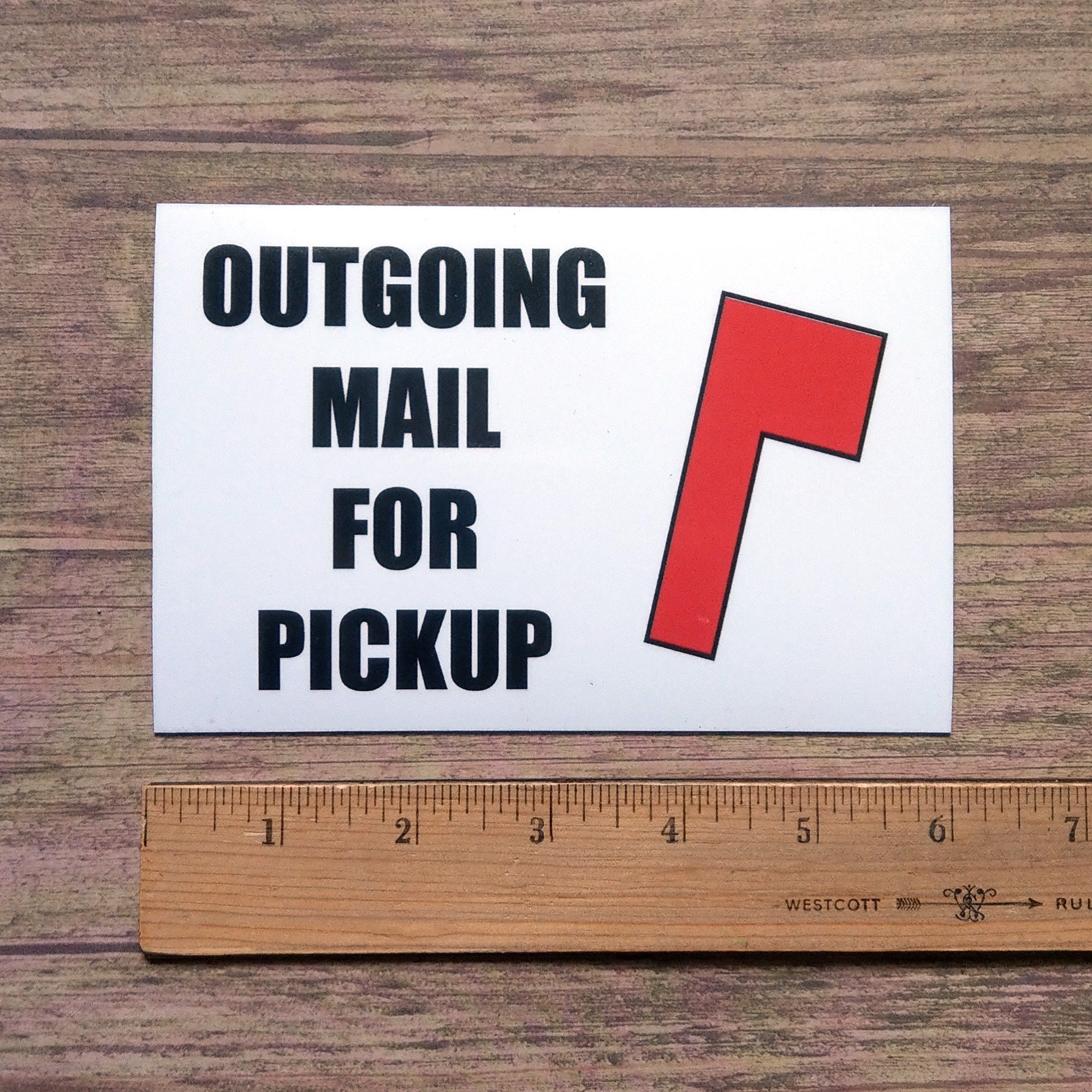 Mailbox Flag Replacement - Outgoing Mail Pickup Notification Sign ...