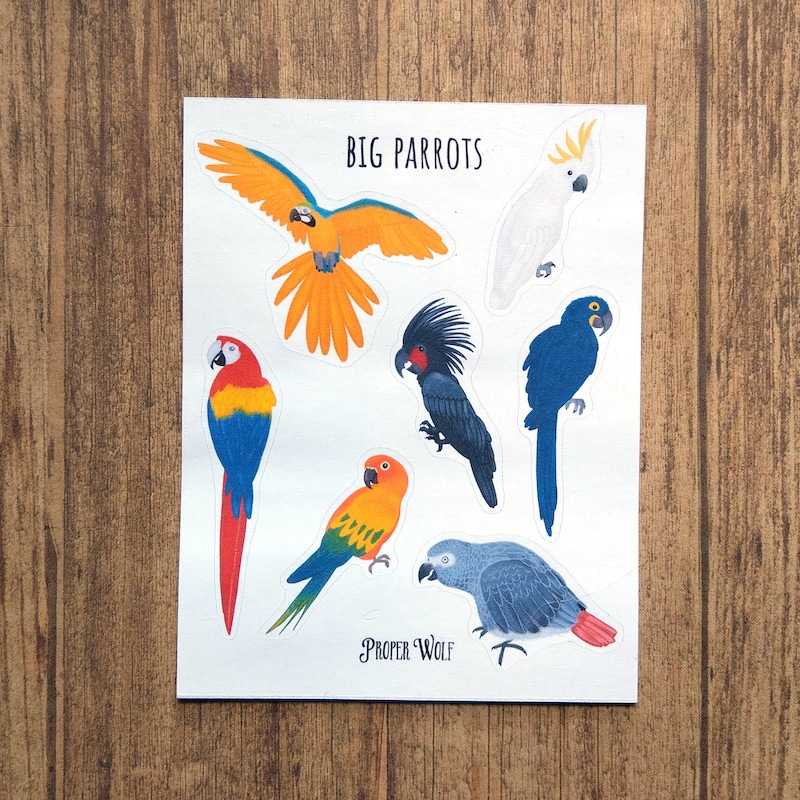 Parrot Pet Planner - Etsy