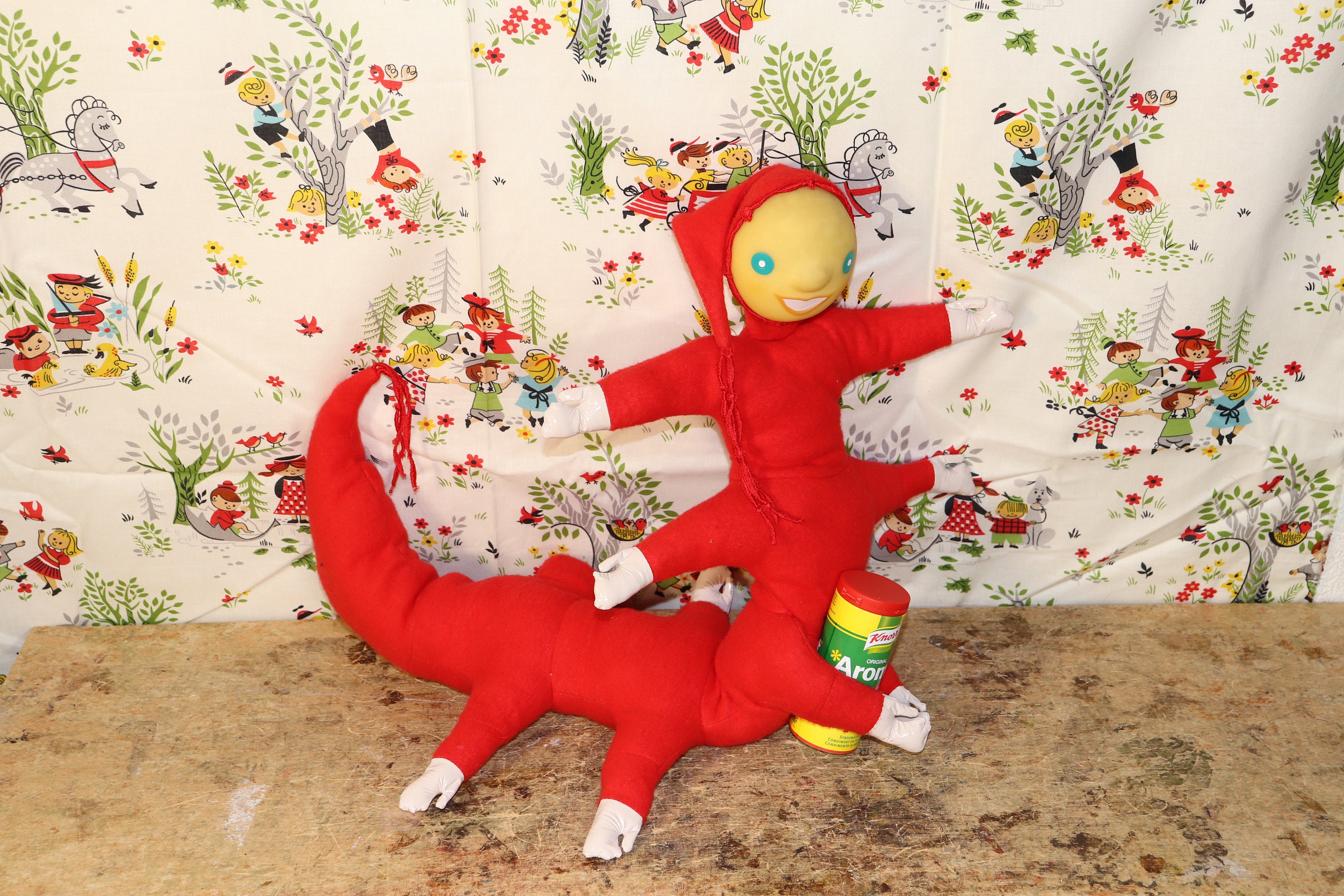 LONG KNORRLI PLUSHIE Plush Plushy Toy Doll Knorr Seasoning Soup Creepy ...