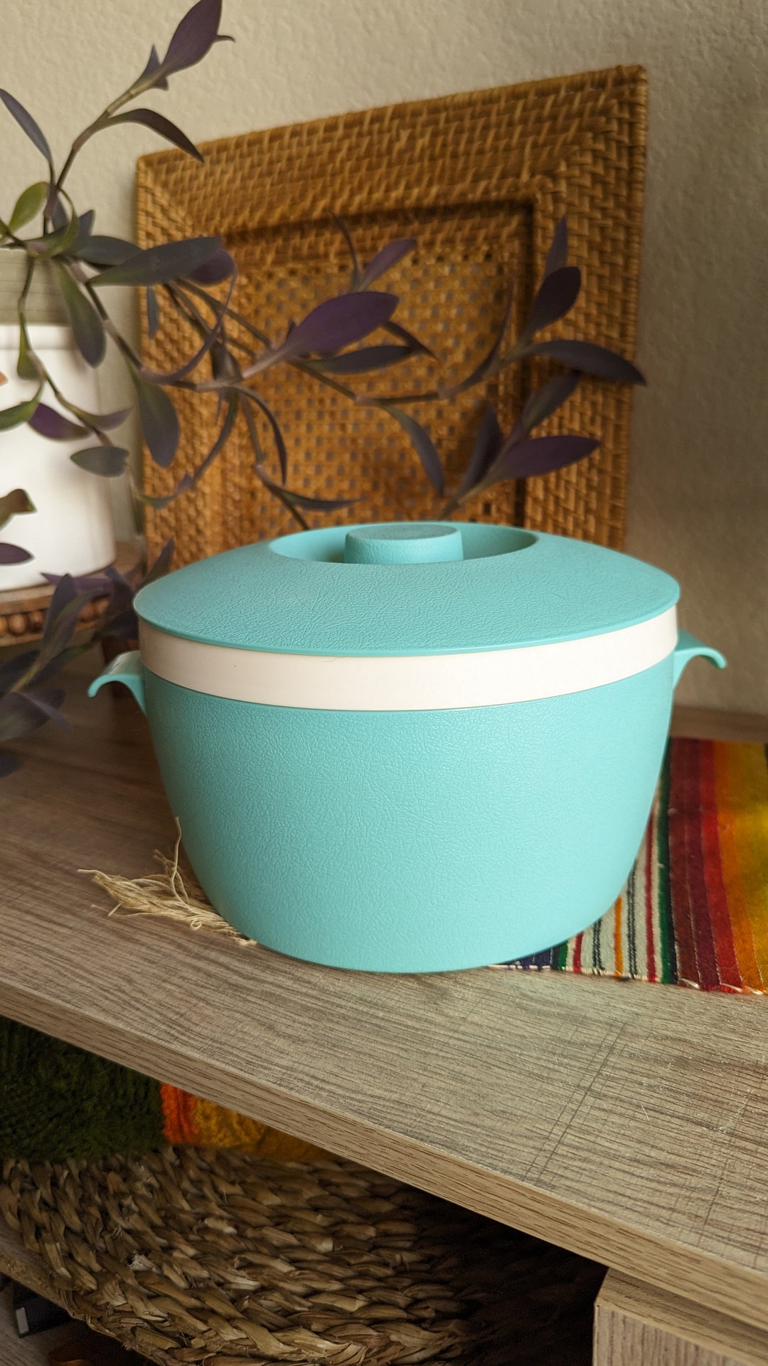 Bolero Thermoware Aqua Handled Casserole Container With Lid - Etsy