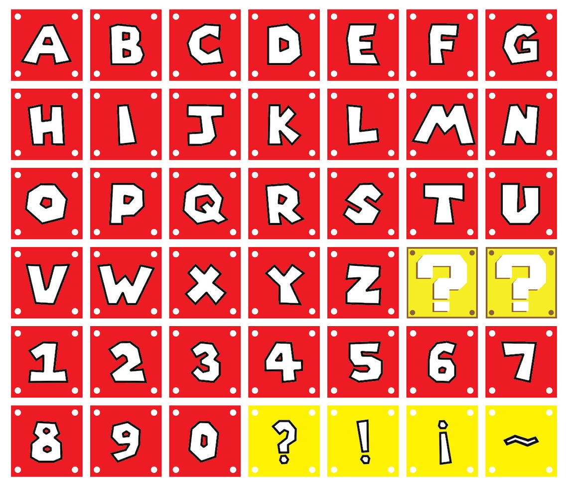 Mario Party Banner Svg, Happy Birthday, Feliz Cumpleaños, Super Mario ...