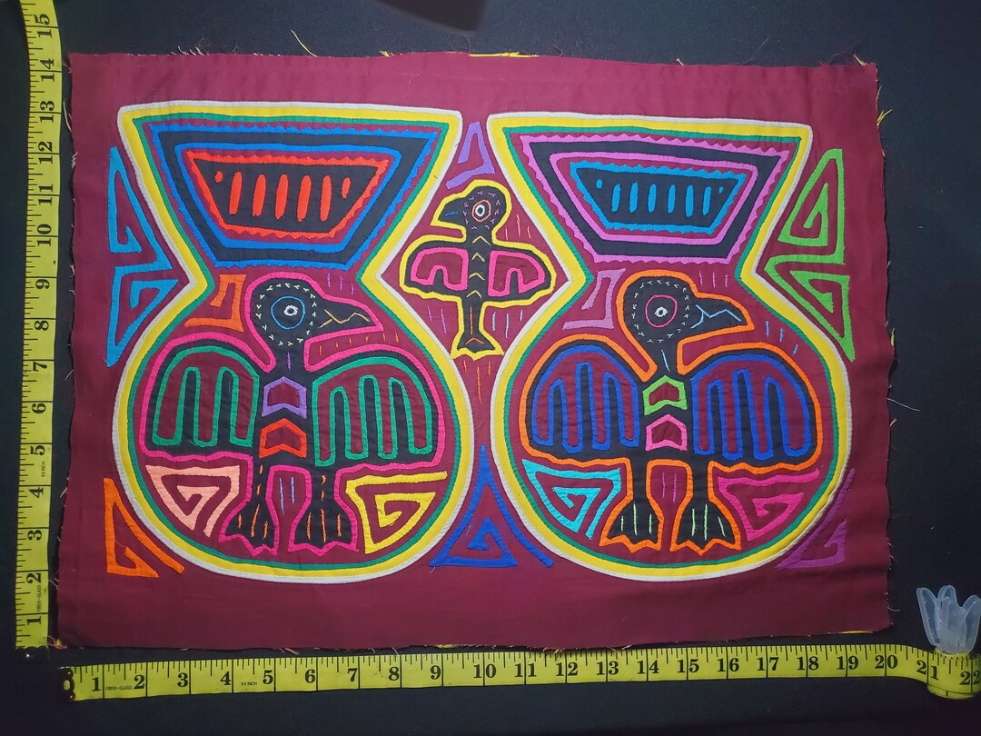 1500 4871 Mola Reverse Applique Technique Original Vintage One of a ...