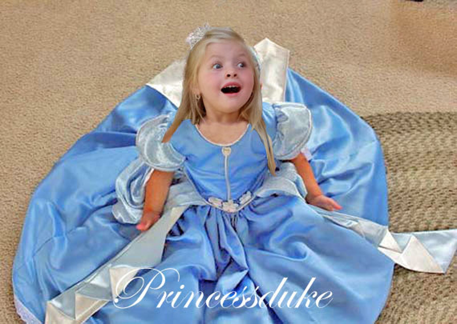 Cinderella Light Blue Inspired Princessduke Pageant Ball Gown - Etsy