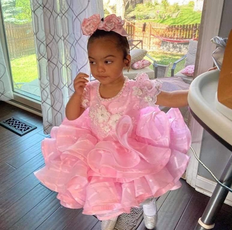 Fantasy Ruffle Dress Pageant Dress Choose Any Color - Etsy