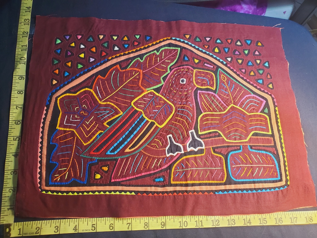 1700 4262 Mola One of a Kind Wall Decor Handmade - Etsy