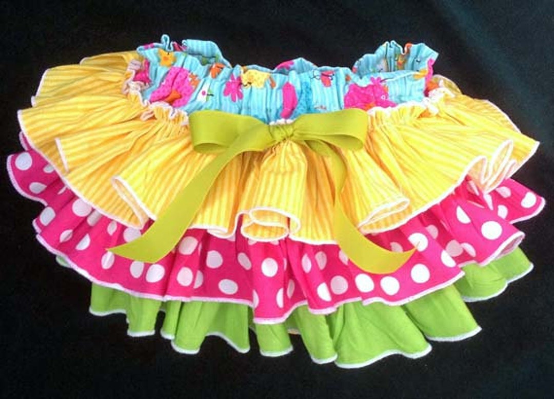 Yellow Pink Bird & Green Candy Shop Cute Adorable Bloomer Princessduke ...