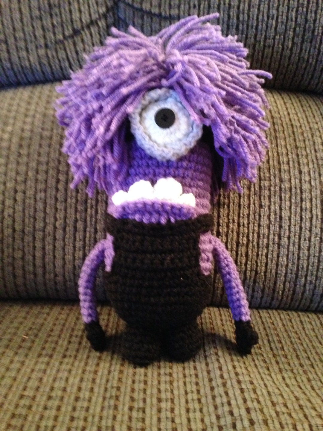 Evil Purple Pill Monster PATTERN - Etsy