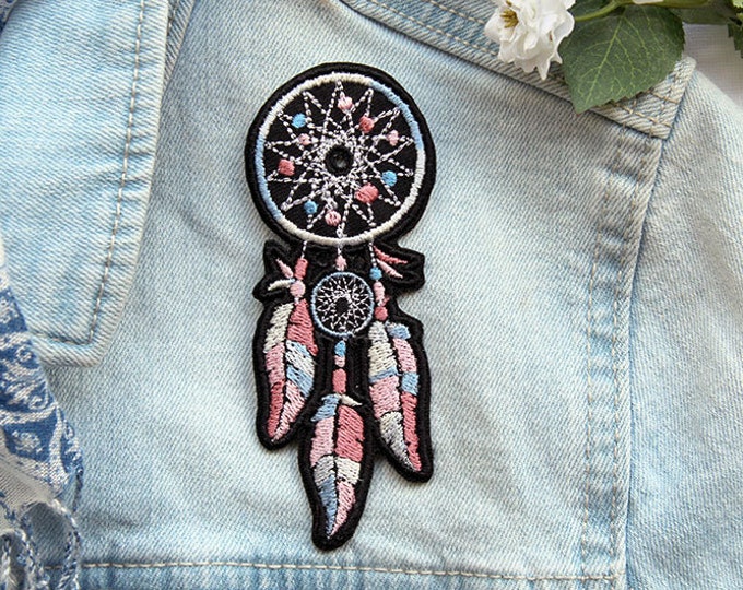 Dreamcatcher Embroidered Patch, Iron On, Dream Catcher, Boho, Bohemian ...