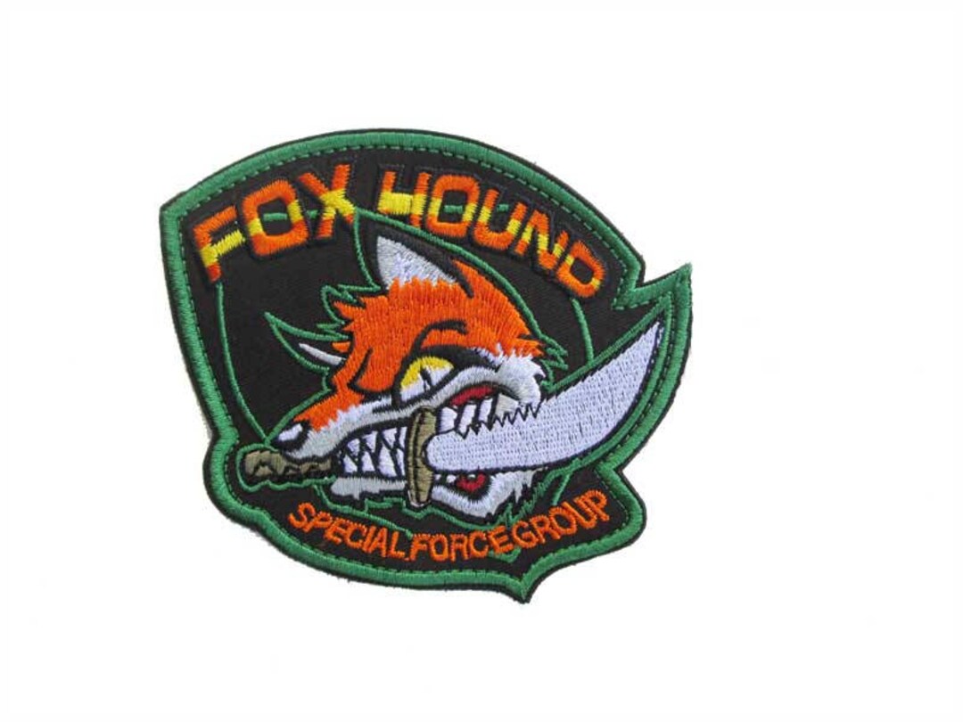 Fox Hound Militia Patch Military Style Patch Hook and Loop - Etsy