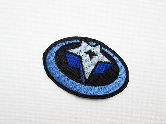 Blue Star Insignia Embroidered Patch Cosplay Star patch | Etsy