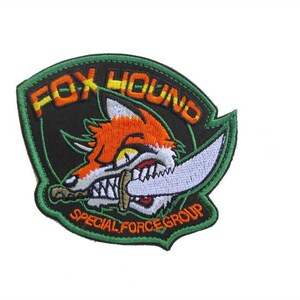 Fox Hound Militia Patch Military Style Patch Hook and Loop - Etsy