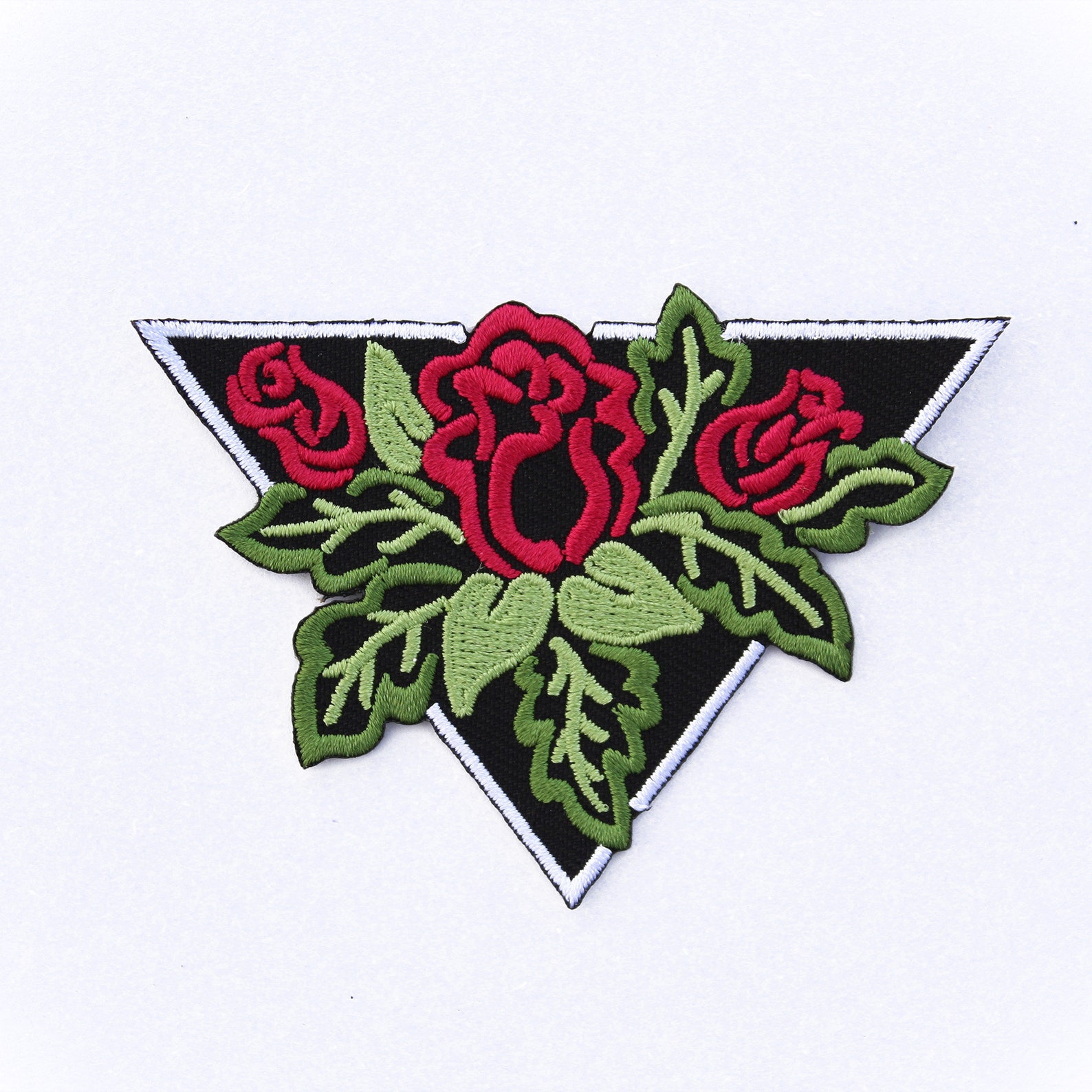 Red Rose Embroidered Patch Iron on Patches for Jackets Rose - Etsy ...