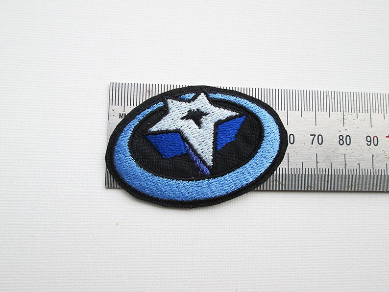 Blue Star Insignia Embroidered Patch Cosplay Star patch | Etsy