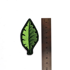 Leaf Iron-on Embroidered Patch. Leaf Patches, Embroidered Patch ...
