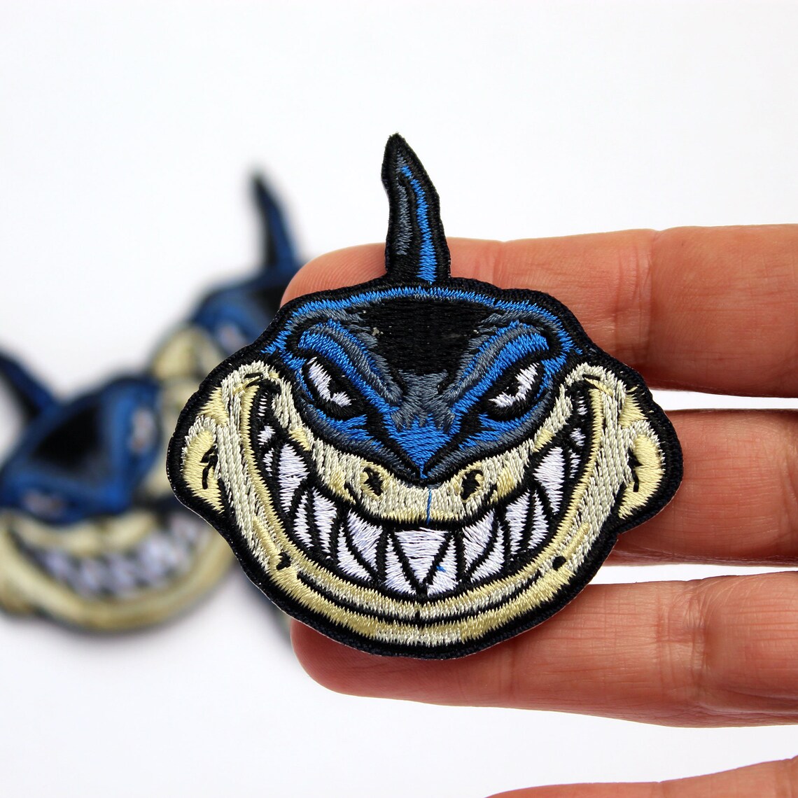 Tiger Shark Embroidered Patch Shark Bait Shark Badge Kids - Etsy