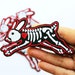 Rabbit Day of the Dead Skeleton Embroidered Patch Iron on - Etsy