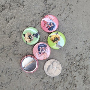 Streamers 1" Buttons - Etsy