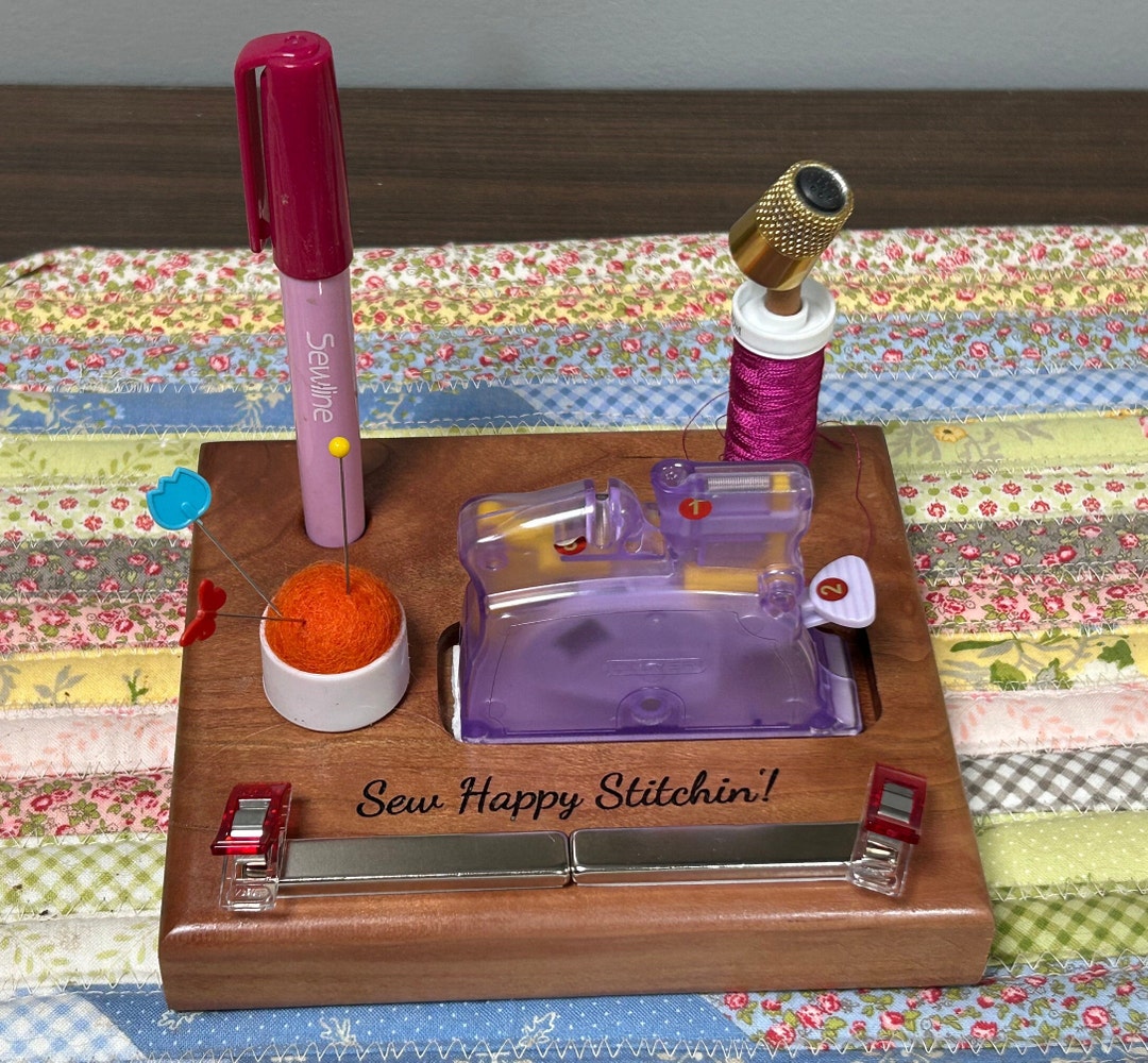 Deluxe Needle Threader Caddy for Clover Needle Threader accessory Base ...