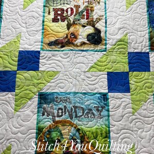 Large Dog Theme Lap Quilt - Etsy