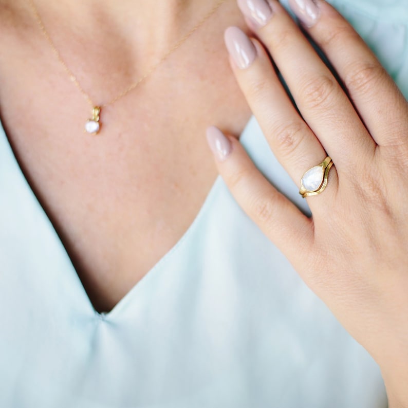 Hammered Gold U-shape Wedding Band - Etsy