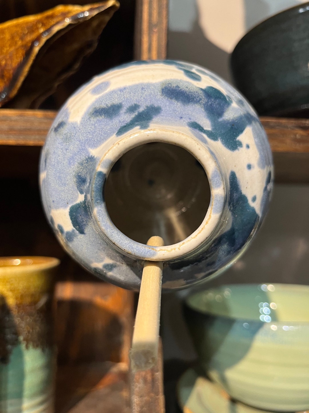 Stoneware Pottery Bird House, Lawn and Garden Asset, These Are Very ...