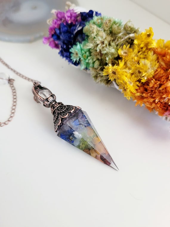 Chakra Pendulum Crafted Luxury Chain Pendulum/dowsing - Etsy