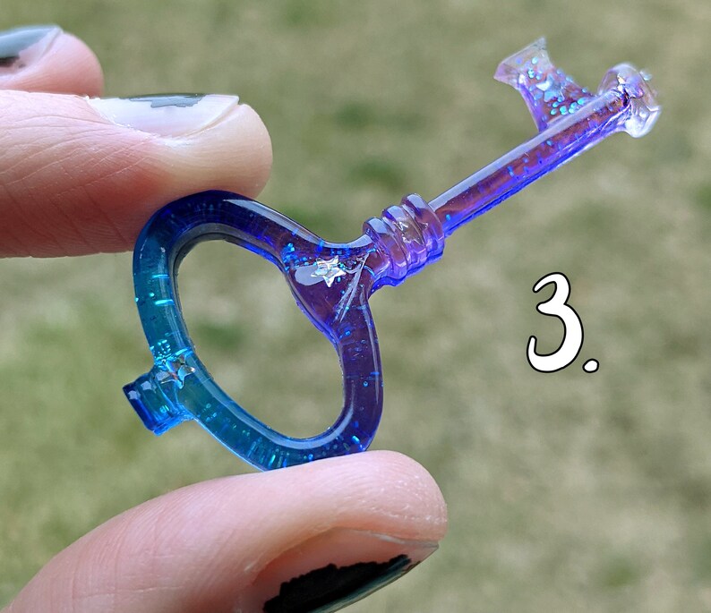 Galaxy Keys Resin Charms - Etsy