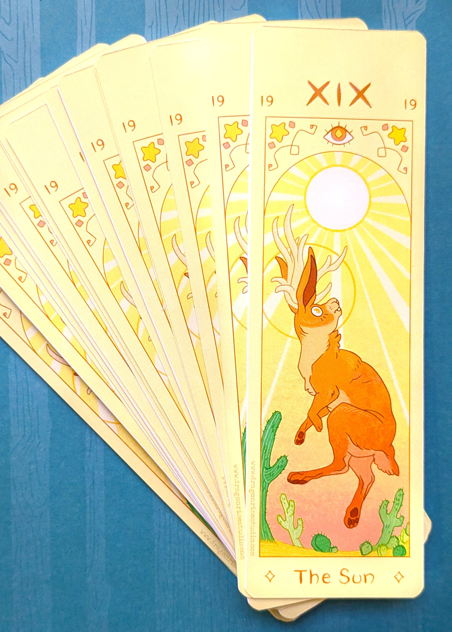 Cryptid Tarot Card Style Pastel Bookmarks - Etsy