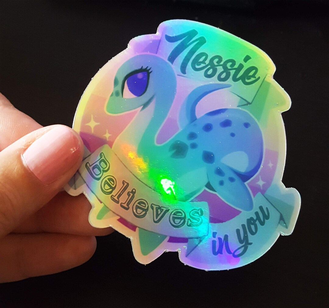 Nessie Believes in You Sticker - Etsy