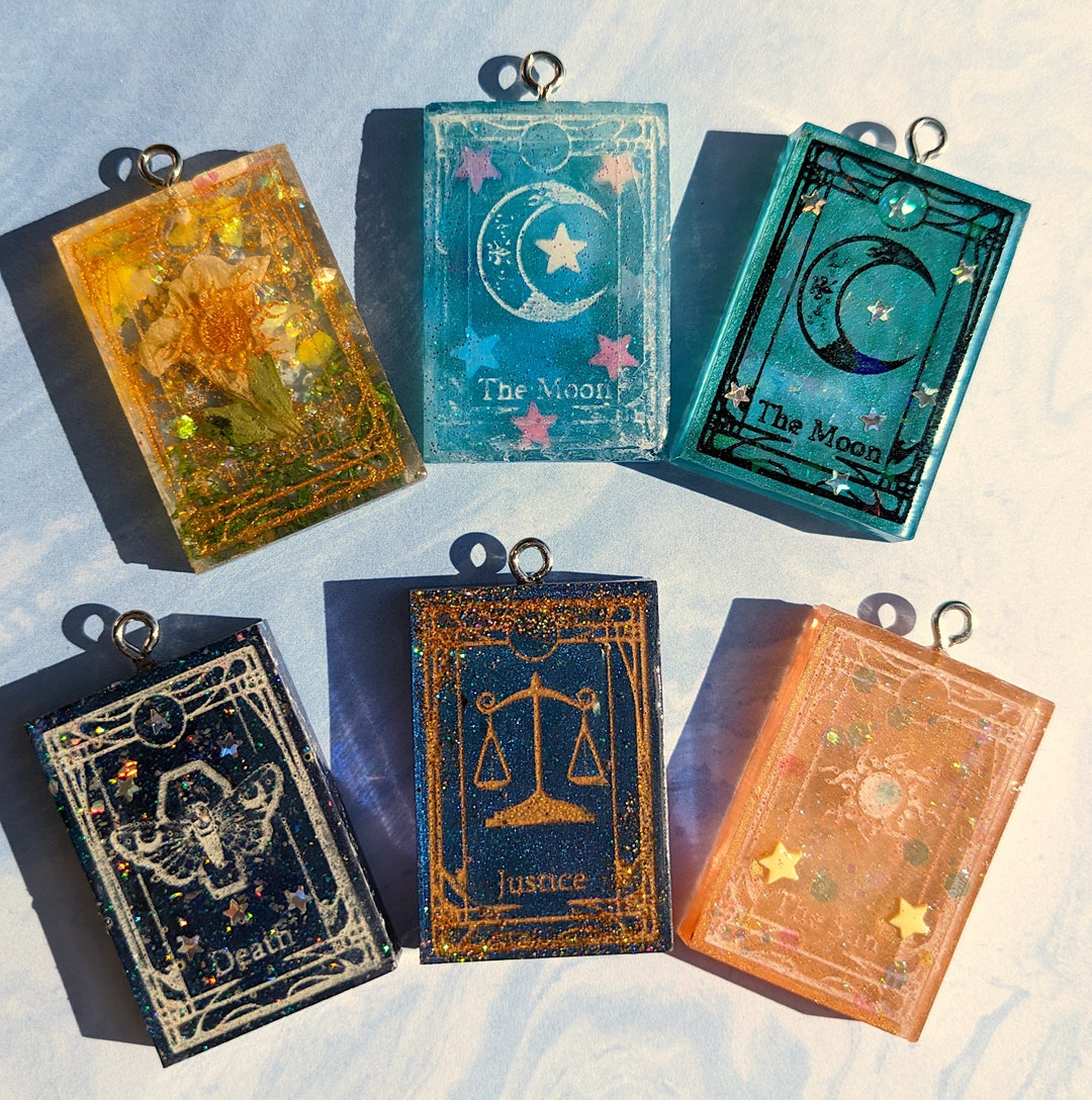 Tarot Card Charms - Etsy
