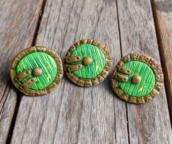 Handmade Hobbit Door Clay Pins - Etsy