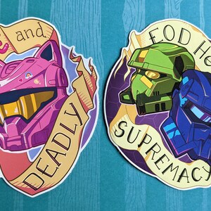 Halo Cat Ear, EOD Helmet, and Covenant Cutie Stickers - Etsy