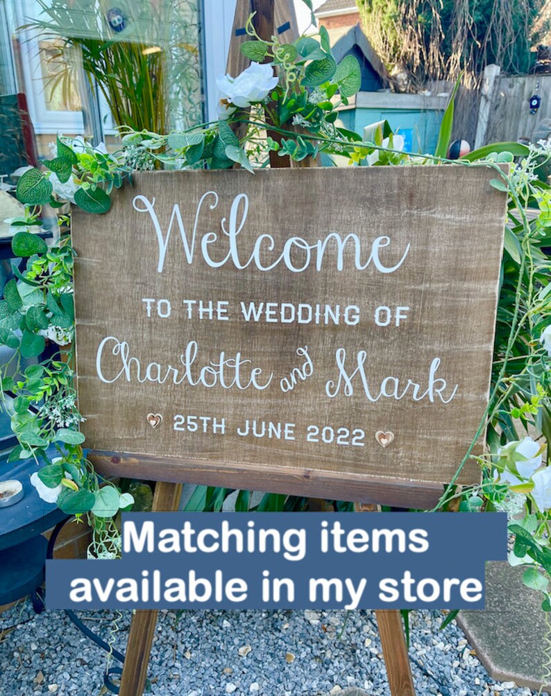 Rustic Order of the Day Sign Rustic Order of Service Sign - Etsy