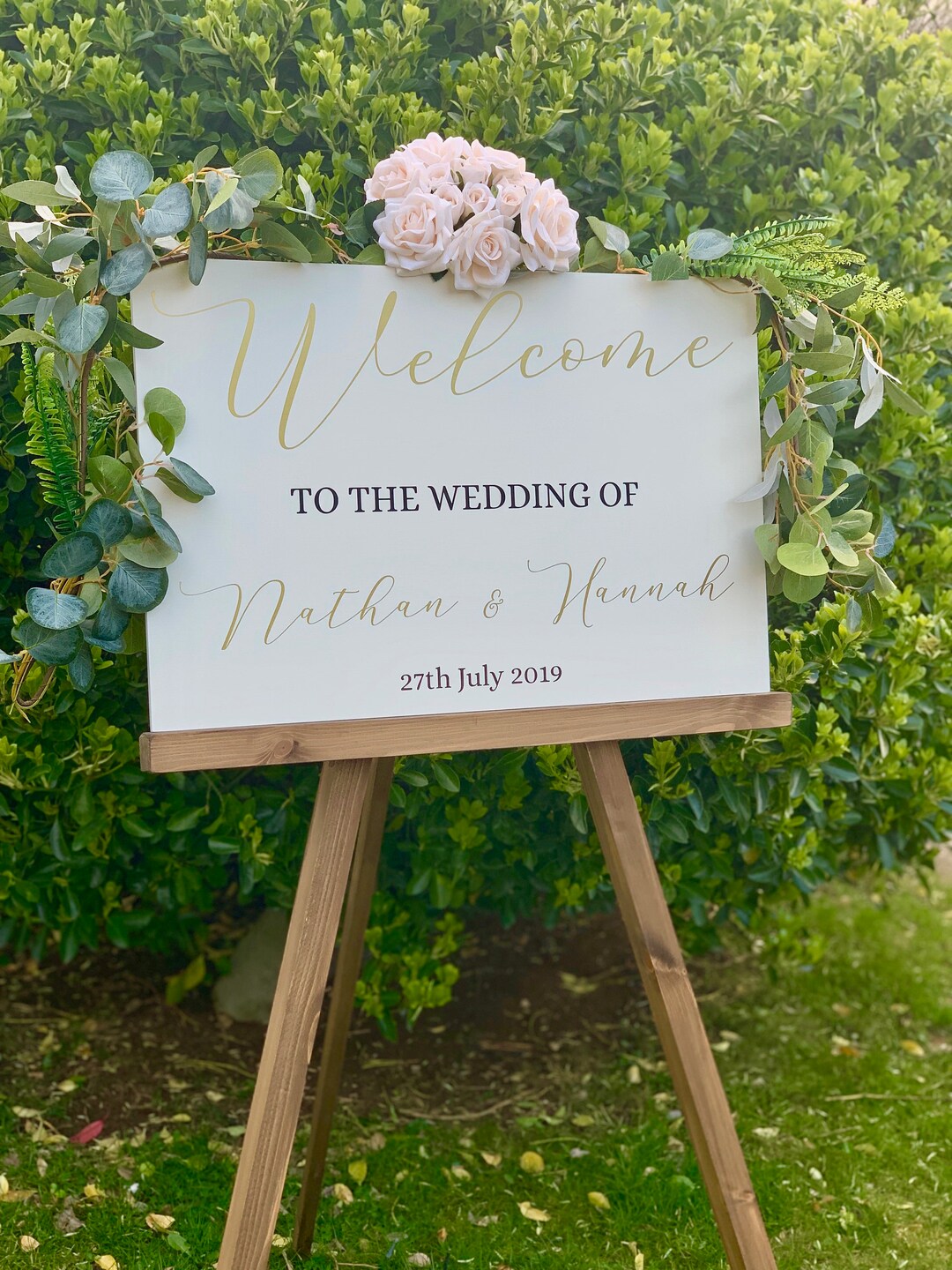 Wedding Welcome Entrance Sign - Etsy