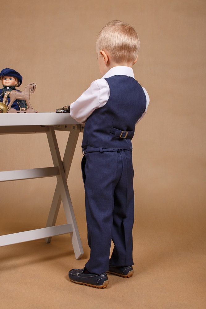 Liam Boy Suitwedding Suitboy Outfitring Bearer Suitbaby - Etsy UK