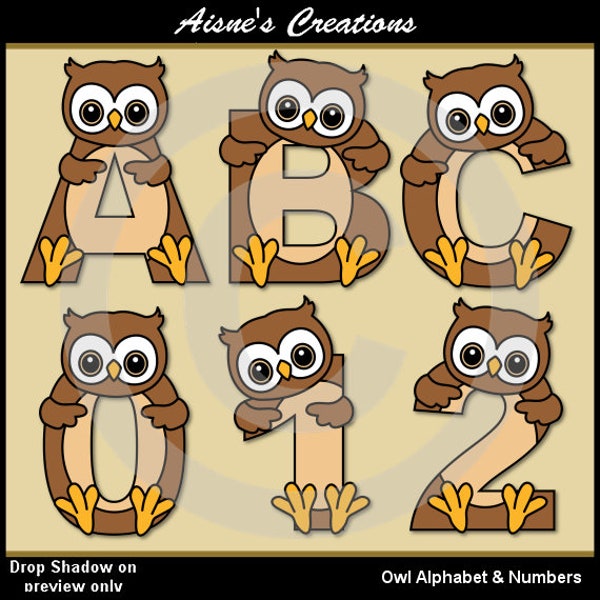 Owl Clip Art - Etsy