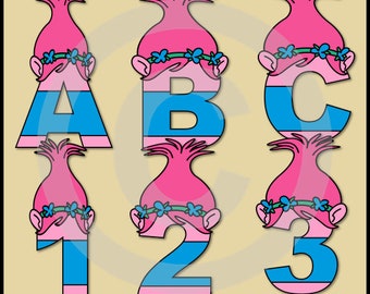 Troll letters | Etsy