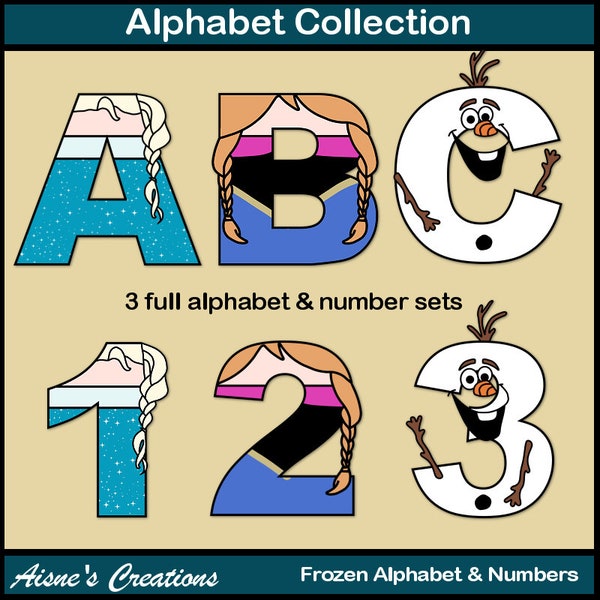 Frozen Clip Art - Etsy