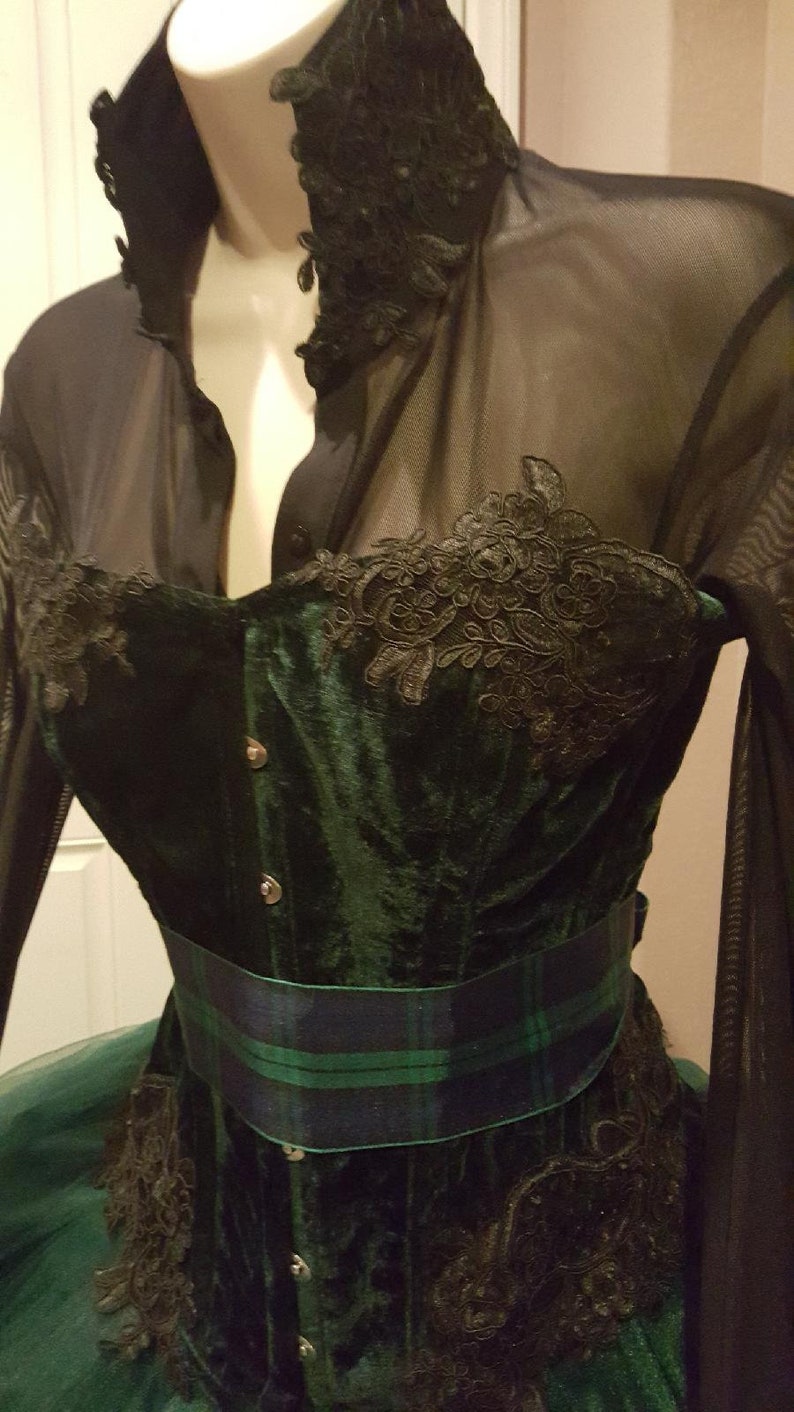 Scottish Wedding Gown, Celtic Bridal Gown, Irish Bridal Gown, Irish ...