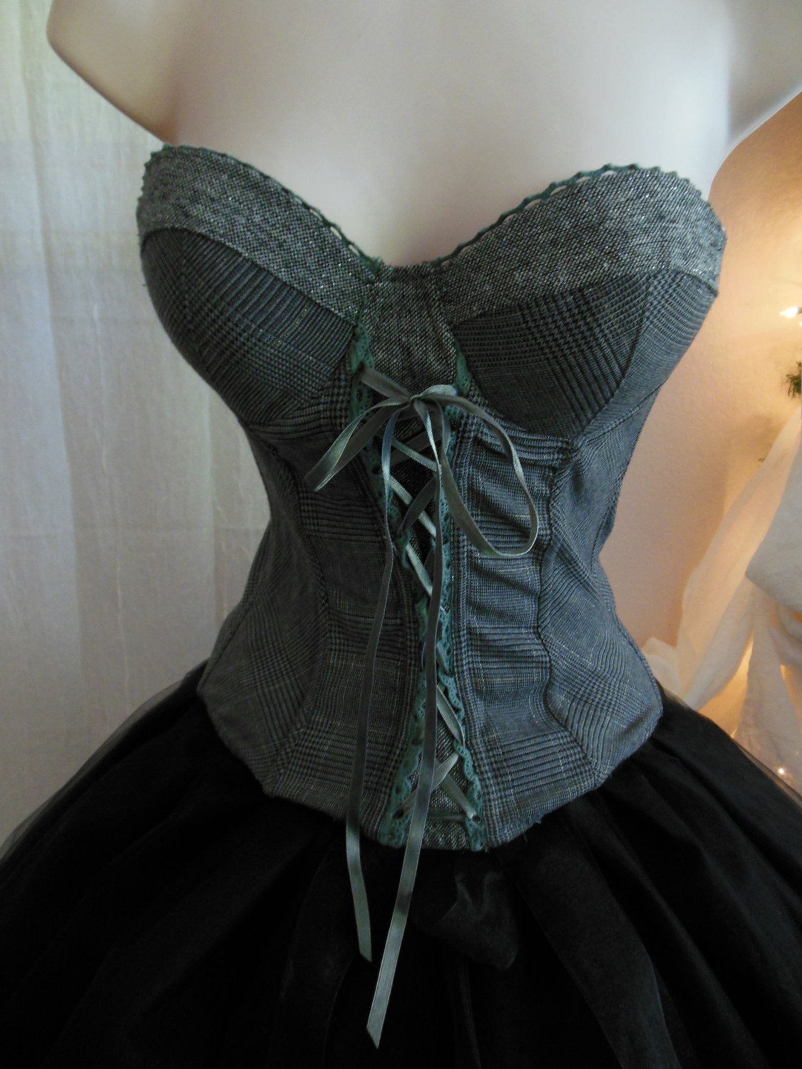 Irish Corset, Scottish Corset, Custom Decorated for Buyer - Etsy UK