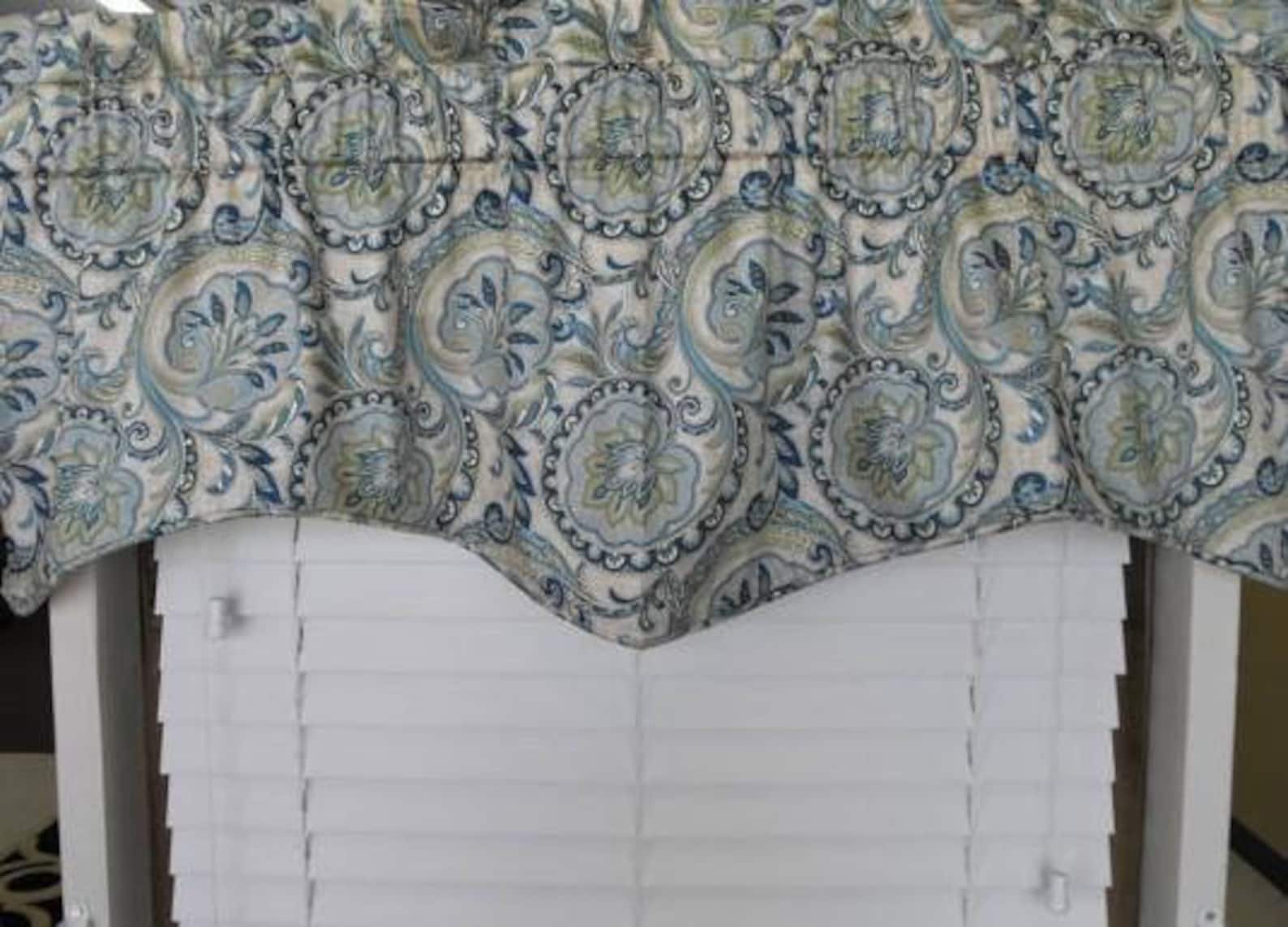 Window Valance. Curtain Valance Valance Curtains Shaped | Etsy