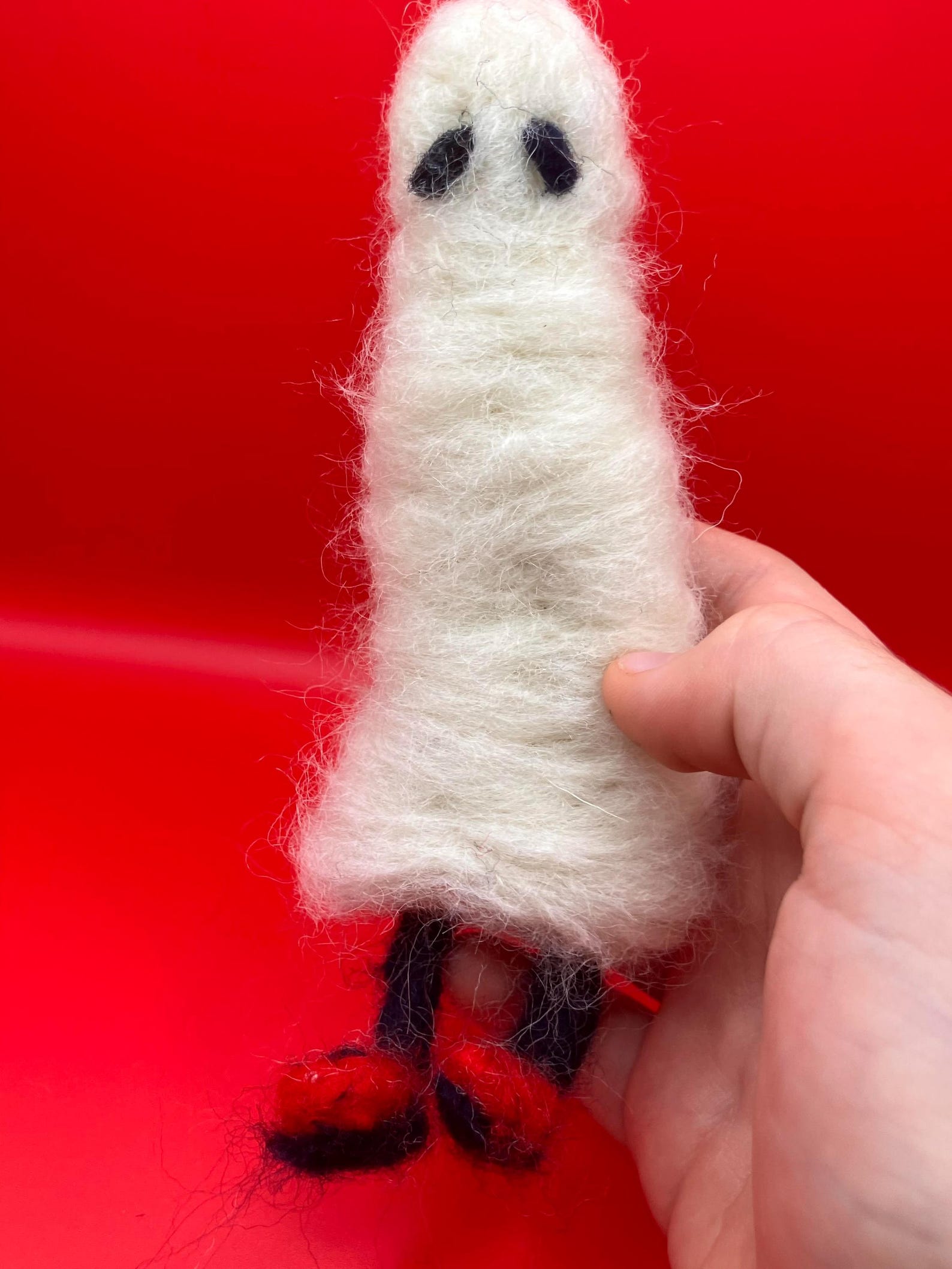 Posable Needle Felted Ghost - Etsy