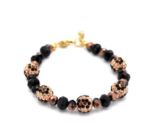 Leopard Bracelet / Animal Print Bracelet / Leather Wrap - Etsy