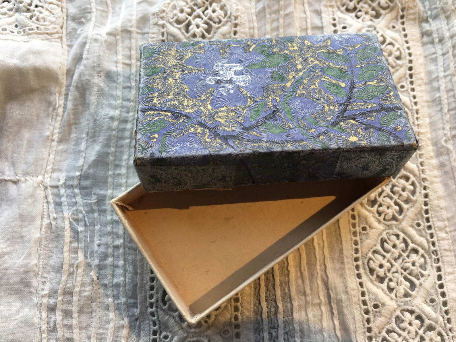 Antique Vintage Paper Box // 1.75x3 Victorian - Etsy