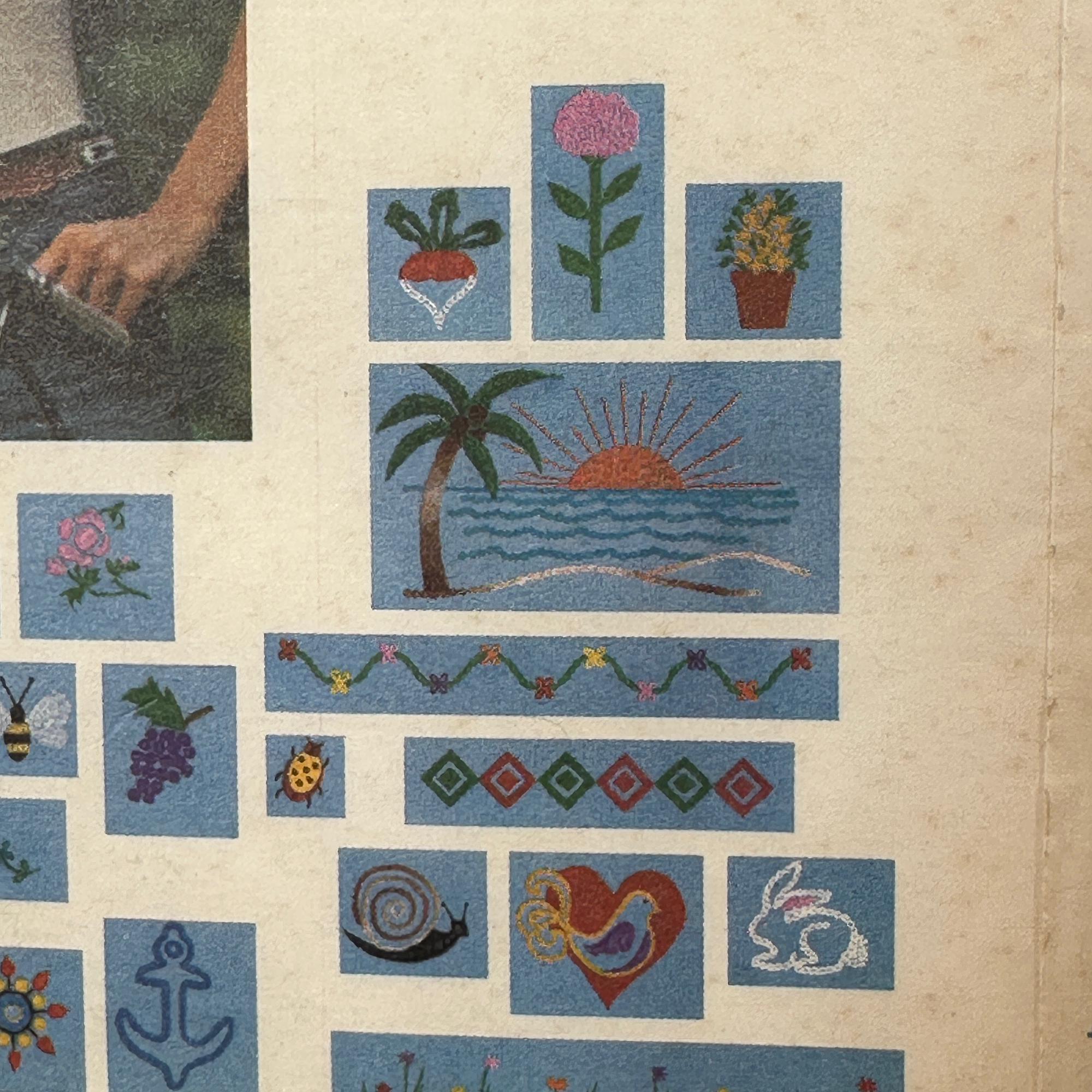 Vintage 1970s Embroidery Transfers // Butterick 3551 > Unused > Jeans ...