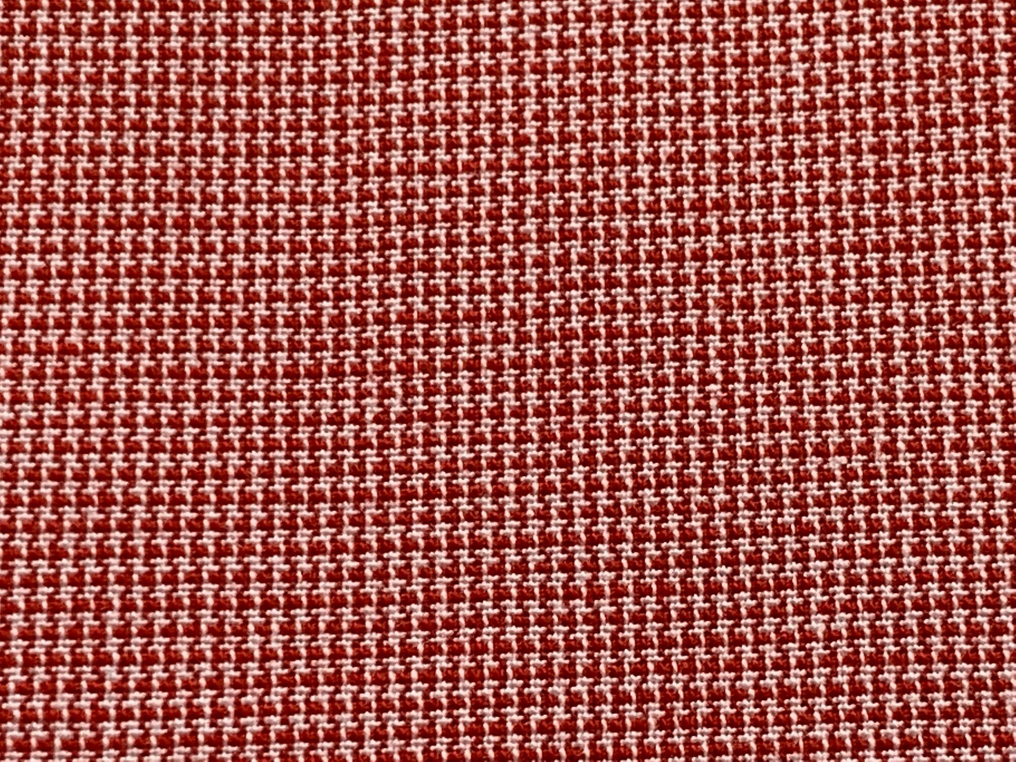 Red & White Houndstooth Fabric the Tiniest // 78x45 - Etsy