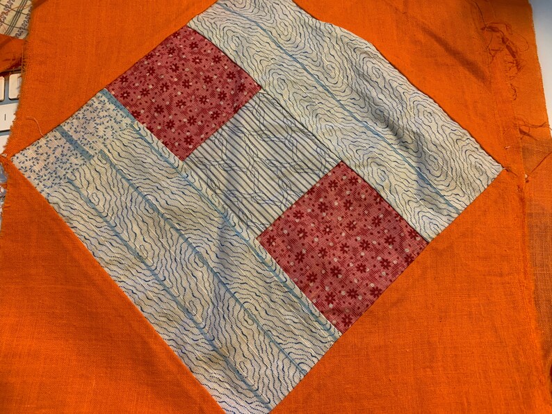 11 Antique 'H' Pattern Quilt Blocks // 9.5-10.5 - Etsy