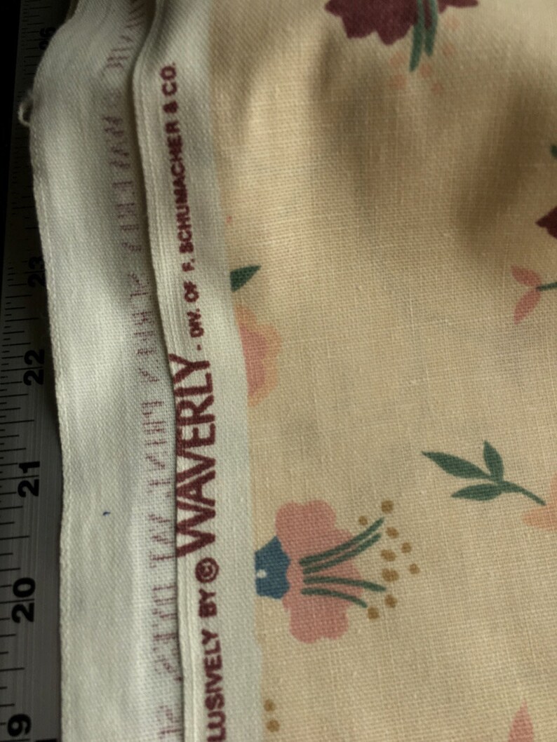 Vintage Waverly "tanglewood" Fabric // 6 Yds X 48" > Schumacher Country ...